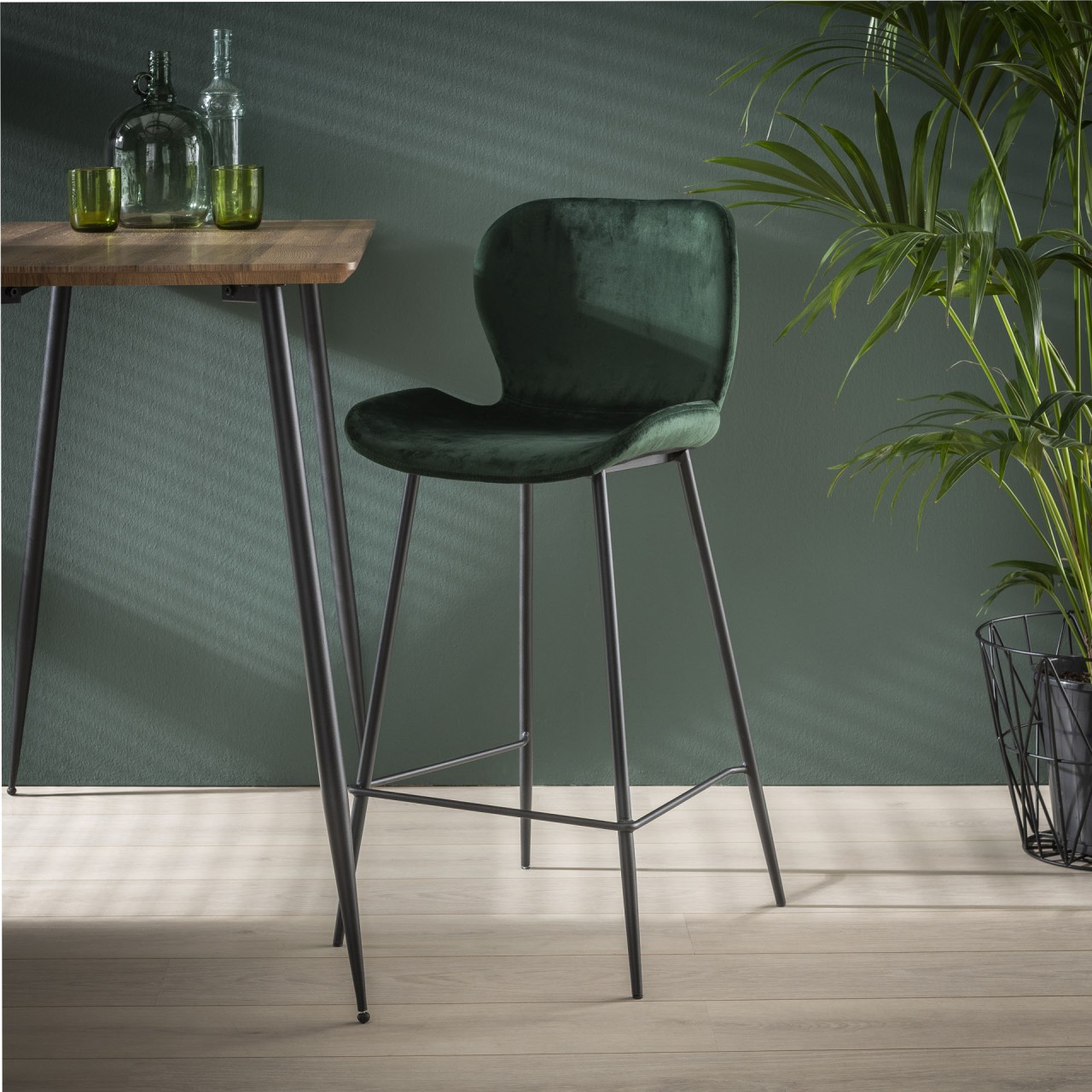 Retro Barhocker Isaac Metall höhenverstellbar verschiedene Farben